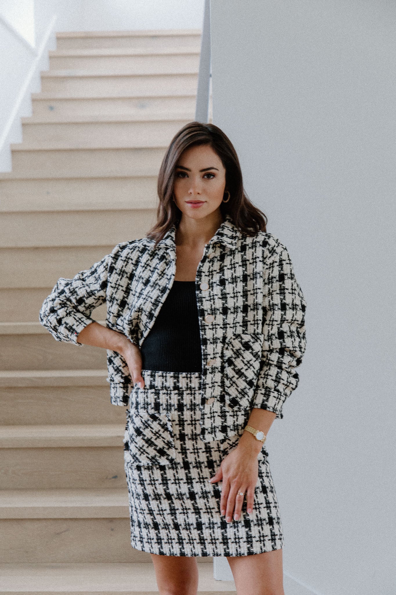 Gilmore Tweed Skirt – IVORIE KAI LLC